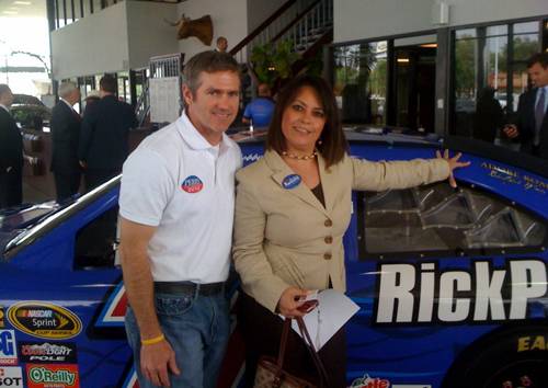 Governor Perry in Lewisville, TX for a Special Nascar Announcement ...
