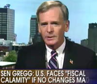 Senator Judd Gregg on our Nation's Fiscal Calamity | TexasGOPVote